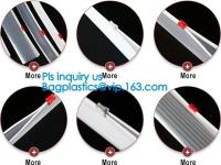 China Custom Plastic Zipper 12-13mm PE PP TPU Waterproof Reclosable Zipper for Pouch Bags for sale