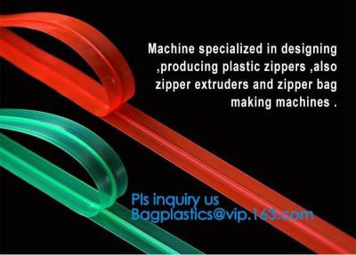 China PE Press-Lok String Zipper for Zipper Pouch Bag 12-13mm Custom Size Reclosable for sale