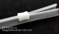 China PP PE PVC EVA Plastic Flange Zipper 12-13mm Reclosable Press to Close for Pouch Bags for sale