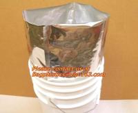 China Custom Aluminum Foil Stand Up Pouch with Zipper 100mm x 150mm Food Grade Packaging for sale