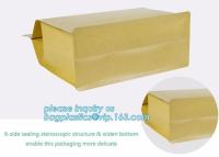 China Stand Up Kraft Paper Bags with Clear Window Resealable Zipper 500pcs per Carton Custom Size for sale