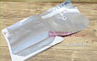 China Aluminum Foil Flat Bottom Coffee Bag with Valve and Zipper 250g Resealable Stand Up Pouch for sale