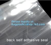 China Custom Transparent OPP Plastic Square Bottom Bags for Candy Packing 80x120mm for sale