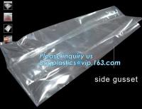 China Custom Transparent OPP Plastic Square Bottom Bags for Candy Packing 80x120mm for sale