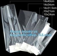China Polypropylene Crystal Clear Cello Bags Flat Square Block Bottom OPP Bag 100 Pcs for sale