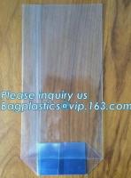 China Moisture Proof Square Bottom Cello Bag Stand Up Clear OPP Candy Bag 100pcs for sale
