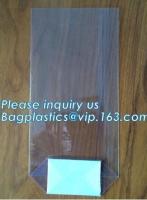 China Moisture Proof Square Bottom Cello Bag Stand Up Clear OPP Candy Bag 100pcs for sale
