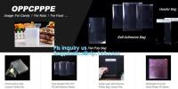 China Flat bottom pouches popcorn candy square bottom square bottom clear cello plastic bag,Food Candy Packaging Opp Plastic C for sale