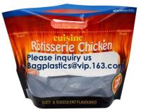 China Custom Printed Rotisserie Chicken Plastic Packaging Pouch Bags 10 Colors ISO 9001 for sale