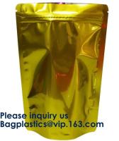 China Custom Metalized Stand Up Pouch with Zipper 10 Color Gravure Printing Food Packaging for sale
