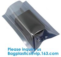 China ESD Shielding Aluminum Foil Zip Lock Bag 0.149mm Surface Resistivity 10^9 Ohm for PCB IC Packaging for sale