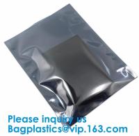 China ESD Shielding Aluminum Foil Zip Lock Bag 0.149mm Surface Resistivity 10^9 Ohm for PCB IC Packaging for sale
