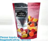 China Custom Flat Bottom Pouch with Zipper 5KG to 20KG LDPE Food Grade Packaging Bag for sale
