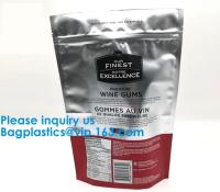 China Custom Flat Bottom Pouch with Zipper 5KG to 20KG LDPE Food Grade Packaging Bag for sale