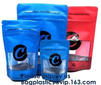 China Custom Stand Up Pouches Flexible Packaging Films for Food Snacks Coffee 100g 200g for sale