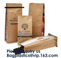 China Custom Printed Stand Up Pouches with Degassing Valve 9 Color Rotogravure Printing for sale