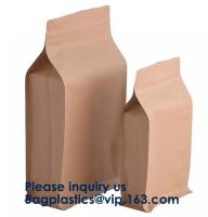 China Custom Printed Stand Up Pouches with Zipper and Window for Food Packaging 9 Colors for sale