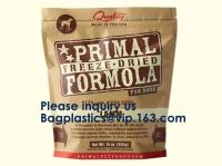 China Custom Aluminum Foil Stand Up Flat Pouch Bags with Zipper for Food Protein Packaging 9 Color Printing for sale