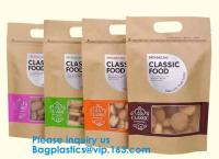 China Recycled Corn Starch Stand Up Pouch Bag 100% Biodegradable Compostable Food Packaging Custom Size for sale