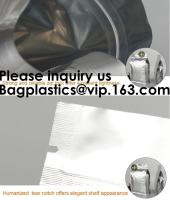 China Aluminum Foil Stand Up Pouches 7.8mil Mylar Airtight Zipper Bags Food Grade Smell Proof Coffee Zip Lock for sale