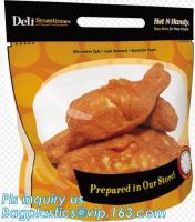 China Custom Resealable Stand Up Zipper Pouch 33x24cm for Food Packaging Fresh for sale