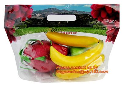 China Breathable Fruit Packaging Bag with Air Holes for Fresh Cherry Grape Vegetable Storage 0.03-0.06mm Thickness for sale