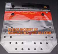 China Fresh Fruit Preservative Plastic Packaging Bag with Air Holes 0.03-0.06mm Thickness Custom Size for sale