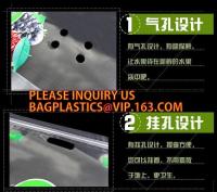 China Zipper Top Stand Up Fruit Bag for Cherry Grape Lichi Fresh Produce Packaging 0.03-0.06mm Thickness for sale