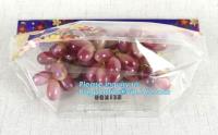 China BOPP CPP Laminated Fruit Packing Bag with Air Holes for Kiwi Cherry Vegetable 0.03-0.06mm for sale