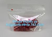China Frosted Reclosable Zipper Plastic Bags with Slider for Grapes 0.03-0.06mm Thickness for sale