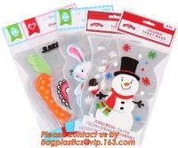 China Biodegradable Christmas Tree Removal Bag Drawstring Santa Sack Gift Bag HDPE 0.08mm for sale