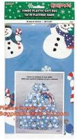 China Giant Plastic Gift Bag with Drawstring Handle 36x44 Inch Christmas Santa Storage Sack for sale