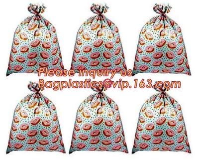 China Jumbo Plastic Christmas Gift Bag 44x36 Inch Large Holiday Storage Sack for Oversized Presents for sale