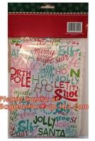 China Jumbo Plastic Christmas Gift Bag 44x36 Inch Large Holiday Storage Sack for Oversized Presents for sale