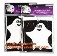 China Plastic Halloween Treat Gift Bags 50pcs Christmas Candy Bags PE OPP 20x30 inch for sale