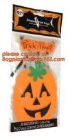China Custom Halloween Tin Tie Paper Bags 20x30 Inch Disposable Treat Bags for Snacks for sale