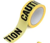 China PE Warning Tape Roll 7.5cm x 200m Non-Adhesive Barrier Caution Tape for Construction Site Safety for sale