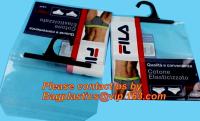 China Clear Plastic Hanger Bag with Adhesive Tape 5000pcs MOQ Custom Size for sale