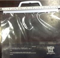 China Rigid Handle Plastic Bag with Snap Closure 8x12 Inch Customizable Durable PE Bags for sale
