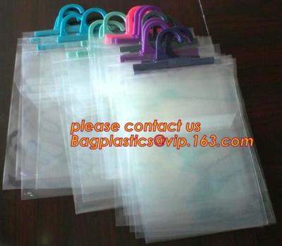 China Custom Clear Plastic Hanger Bags with Adhesive Tape for Garment Packaging 5000pcs MOQ for sale