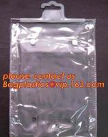China Custom Clear Plastic Hanger Bags with Adhesive Tape for Garment Packaging 5000pcs MOQ for sale