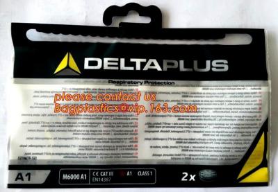 China Clear PVC Hanger Bag with Slide Zipper for Clothing Packaging 0.08mm Thickness for sale