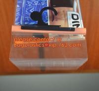 China Clear Plastic Hanger Bag with Adhesive Tape for Garment Storage 100pcs for sale