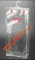 China Clear PVC Hanger Bag with Snap Eco Friendly Transparent Foldable Coat Plastic 50x60cm for sale