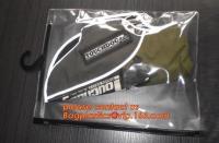 China Custom Plastic Hanger Bag for Clothes with Adhesive Tape 0.05mm Thickness for sale