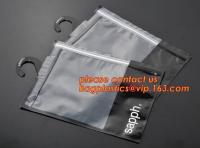 China Custom Plastic Hanger Bag for Clothes with Adhesive Tape 0.05mm Thickness for sale