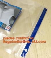 China Clear Plastic Hanger Bag with Adhesive Tape for Garment Packaging 5000pcs MOQ for sale