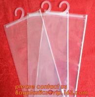 China Custom Clear Plastic Hanger Garment Bags with Adhesive Tape 5000pcs MOQ Biodegradable for sale