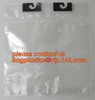 China Custom PVC Hanger Bags for Hair Extensions Sew In Weave with Logo 10x14 Inch for sale