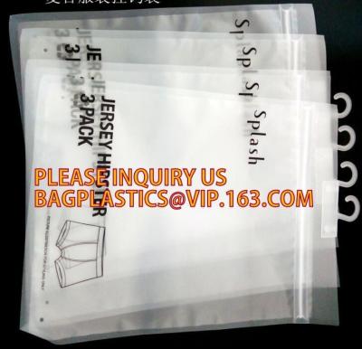 China Custom Clear Plastic Hanger Bags with Adhesive Tape 5000pcs MOQ for Garment Packaging for sale
